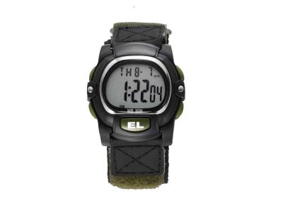 Cina Orologi di Digital multifunzionali di sport all'aperto della cinghia del tessuto con il carillon orario per lo studente in vendita