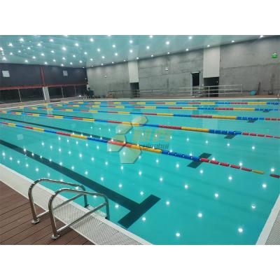 China Indoor Outdoor Temporary Training Swimming Pool Satin Steel Frame Rectangle Swimming Pool for sale