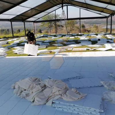 Cina Pavimento modulare ad incastro per esterni, resistente ai raggi UV, per eventi nuziali temporanei, concerti e pavimentazione modulare in plastica in vendita