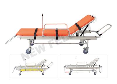 Cina Barella pieghevole di alluminio medica della barella dell'ambulanza dei pazienti di salvataggio con le ruote in vendita