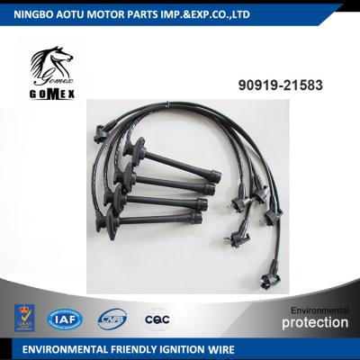 Cina Cablaggio ad alta tensione dell'accensione del silicone, kit di cablaggi dell'accensione, cavo 90919-21583 della candela per TOYOTA in vendita