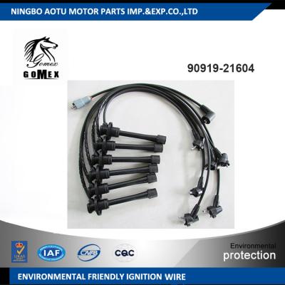 Cina Cablaggio ad alta tensione dell'accensione del silicone, kit di cablaggi dell'accensione, cavo 90919-21604 della candela per TOYOTA in vendita