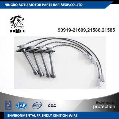 Cina cablaggio dell'accensione del silicone di 7mm, cavo ad alta tensione 90919-21609 della bobina di accesione 21586 21585 in vendita