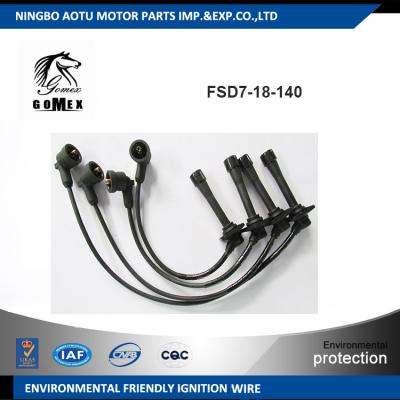 Cina Cablaggio ad alta tensione dell'accensione del silicone, kit di cablaggi dell'accensione, cavo FSD7-18-140 della candela per MAZDA in vendita