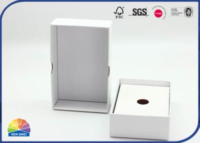 China Weiße Drucksache-Geschenkbox Farb-Matte Laminations 4C mit Papierbehälter zu verkaufen