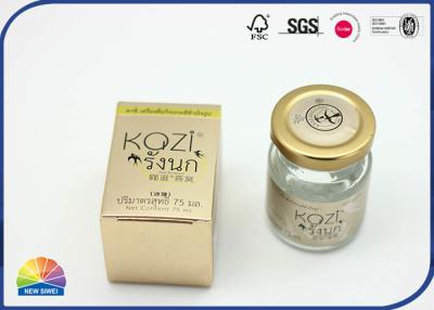 Китай Выбивая подгонянные коробки бумаги с покрытием логотипа 300г складывая для гнезда ласточек продается