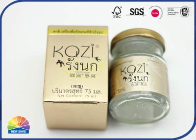 Китай Выбивая подгонянные коробки бумаги с покрытием логотипа 300г складывая для гнезда ласточек продается