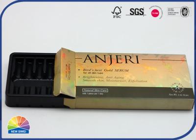 中国 ブラウンの銀製ペーパー4C印刷物の無光沢のラミネーションが付いている折るギフト用の箱 販売のため