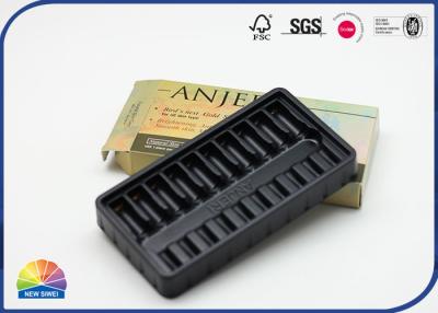 中国 ブラウンの銀製ペーパー4C印刷物の無光沢のラミネーションが付いている折るギフト用の箱 販売のため