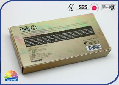 中国 ブラウンの銀製ペーパー4C印刷物の無光沢のラミネーションが付いている折るギフト用の箱 販売のため