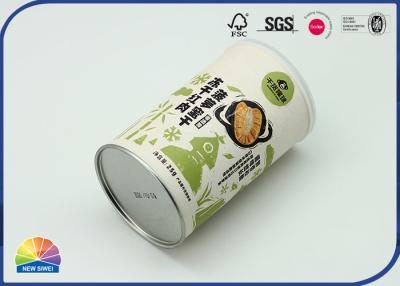 Chine Food Grade 4c Print Cylinder Paper Tube Matte Lamination à vendre