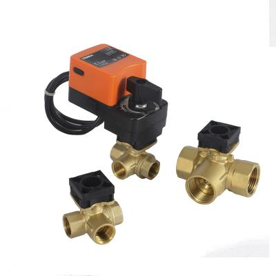 China En del tipo actuador eléctrico 220VAC manual de la vávula de bola de la entrada del agua del solenoide en venta