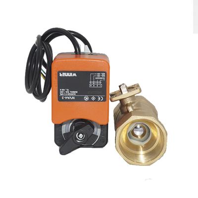 China vávula de bola motorizada eléctrica de 24V 0-10V/4-20mA, vávula de bola proporcional de control del actuador en venta