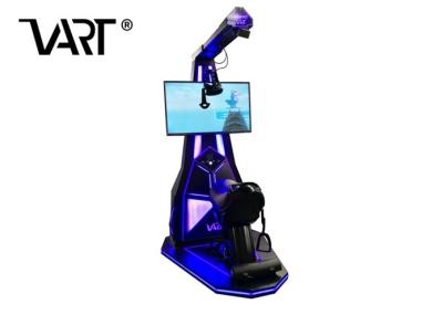 China Dispositivos pretos do jogo da realidade virtual com jogos do tiro, máquina do passeio de 9D Vr para o divertimento à venda