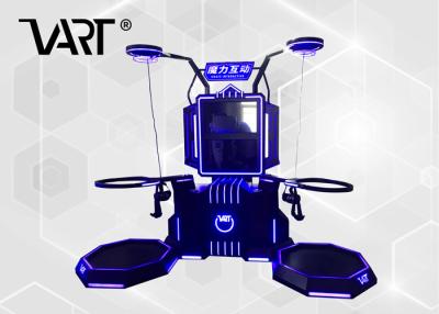 Китай 2 игрока стоя имитатор виртуальной реальности платформа/9Д ВР с игрой стрельбы/бокса продается