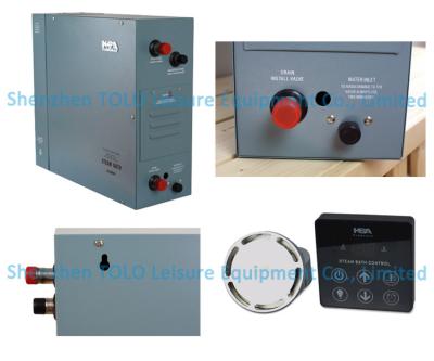 Cina generatore del bagno a vapore dell'acciaio inossidabile di 7 chilowatt, generatore elettrico del bagno a vapore di 220 V in vendita