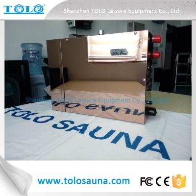 Cina Forma Cuboid d'acciaio del generatore di vapore di sauna del pannello del touch screen 8.0kw 220V in vendita