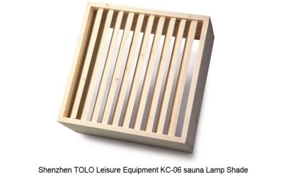 Cina tonalità di lampada di legno degli accessori tradizionali di sauna per sauna bagnata/asciutta del vapore in vendita