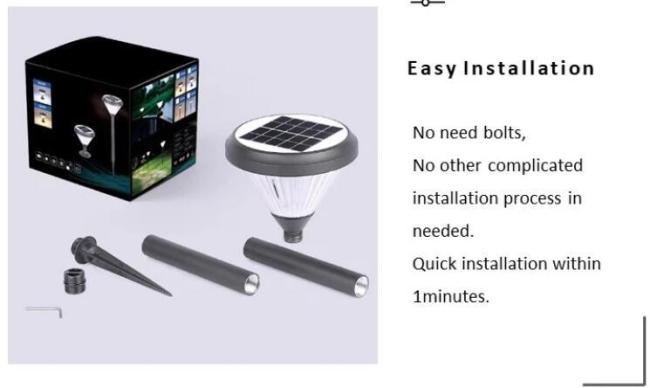 Solar Powered Decoration Outdoor Lighting Waterproof LED Solar Garden Light