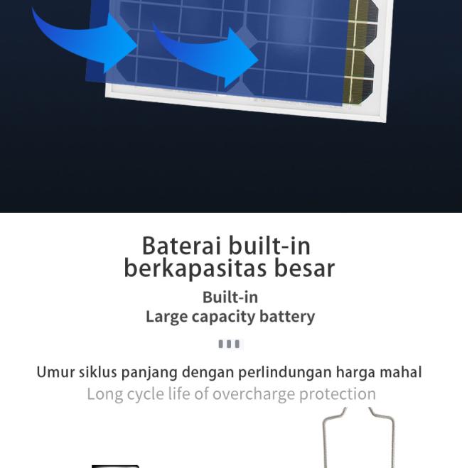 One Tuo Four 25W Portable Solar Charging Lamp Camping out Mobile Phone Charging Solar Lamp