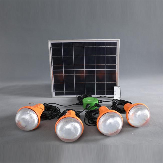 Solar Power Energy System 475lum Solar Rechargeable Lamp with 6 Holes Hub