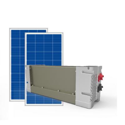 Cina Kit di sistemi di energia solare off-grid con set completo di pannelli con batteria al litio in vendita