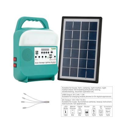 Cina Stazione portatile ricaricabile del generatore di corrente di Mini Sun Solar System Light in vendita