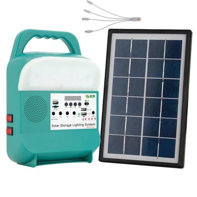 Cina Sistema energetico di Mini Portable Small Solar Generator con la radio Blubs per la casa in vendita