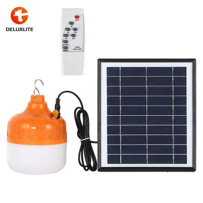 Cina Telecomando solare impermeabile all'aperto E27 della lampadina 20W 50W del LED ricaricabile in vendita