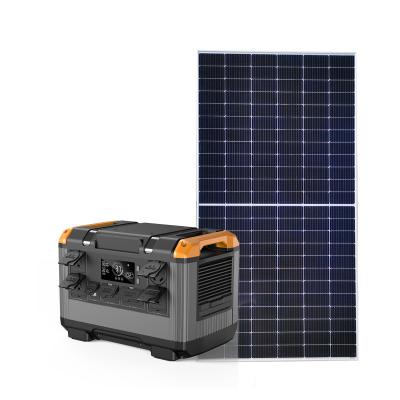 Cina La Banca portatile solare all'aperto di potere del generatore 2400W della centrale elettrica dell'OEM in vendita