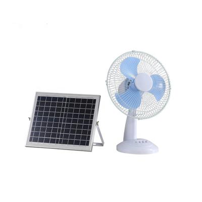 中国 15W家の台ファンのための太陽動力を与えられた屋外ファン3ギヤ調節 販売のため
