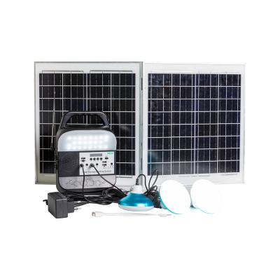 China 45W 16V 태양광 가정용 조명 시스템 TV 및 팬 안정적인 오프 그리드 전력 미니 휴대용 12v DC for sale
