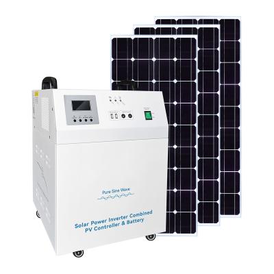 Cina Generatori di pannelli solari da 100 W 50Hz/60Hz con sistema di alimentazione per illuminazione a batteria con certificazione ISO in vendita
