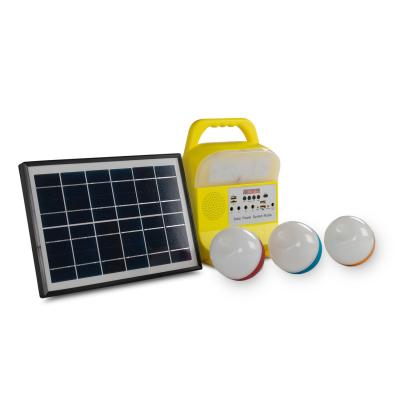 중국 5W USB TF 휴대용 태양열 발전기 야외 전원 태양 전지 패널 Led 조명 시스템 판매용