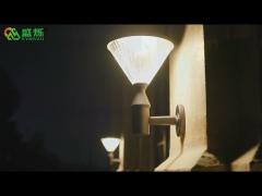 DC 6V고 휘도 5w 태양 벽부착 조명등 야외 무선 안전등 SMD2835