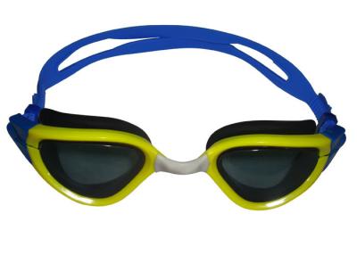 Cina Protezione Anti-uv degli occhiali di protezione del nuoto dei bambini blu neri gialli in vendita