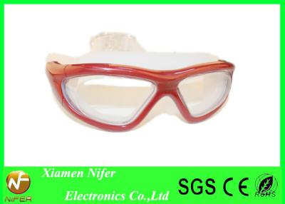 Cina Occhiali di protezione con l'insieme della presa d'aria, vetri minori di nuoto del silicone di placcatura di vuoto di nuotata in vendita
