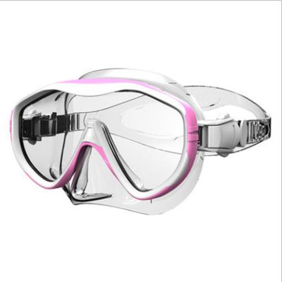 Cina Occhiali di protezione di tuffo degli adulti/maschera liberi rosa tuffo del mare con le lenti correttive in vendita