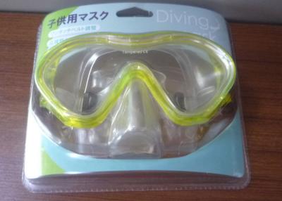 Cina Vetri di nuoto degli sport acquatici dell'attrezzatura per l'immersione della maschera gialla di immersione subacquea in vendita