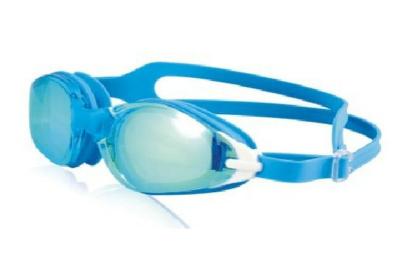 Cina Silicone elastico degli anti della nebbia occhiali di protezione blu di nuoto per l'adulto in vendita