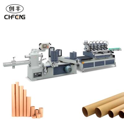 China Automatic Kraft Paper Tube Making Machine Paper Core Making Setup Machine Paper Winding Rolling Core Making Machine for sale