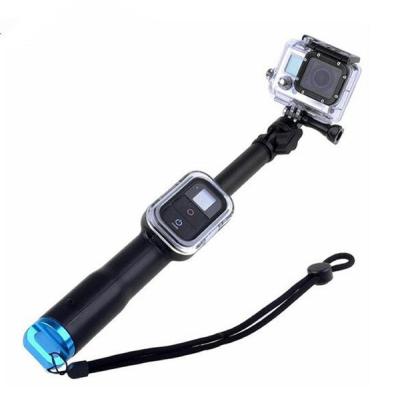 China 39 Inch Waterproof Handheld Selfie Stick Monopod For 5 3+ 3 4 Session With WiFi Remote Clip for sale