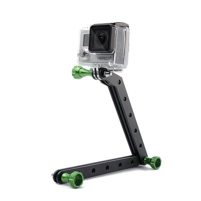 China Accessories Tripod Monopods CNC Aluminum Alloy Extension Arm Mount With Screw Kits For Hero 3 2 Camera for sale