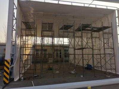 Κίνα η εισελκόμενη κινητή περιουσία θαλάμων χρωμάτων σώζει στην εγκατάσταση το διαστημικό πιστοποιητικό CE προς πώληση