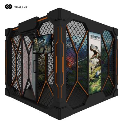 Cina Metal Virtual Reality 9d Simulator Shooting Game Vr Space Walker 4 Player Arcade Vr Machine 9d Vr Room Multiplayer Games in vendita