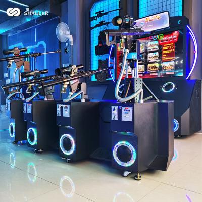 Cina Metal Shallxr Virtual Reality Games Vr Shooting Arcade Game 4 Player AR Game Gun Machine For Amusement Park in vendita