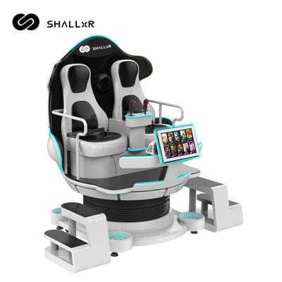 Cina Classic Metal Roller Coaster Vr Egg Chair Space Capsule Simulator With Vr Headset in vendita