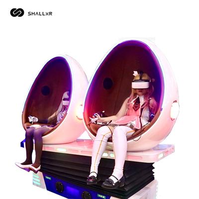 Cina Metal Shallxr 2 Player Egg Seat Vr Game Cinema 9d Double Vr Simulator Egg Chair in vendita
