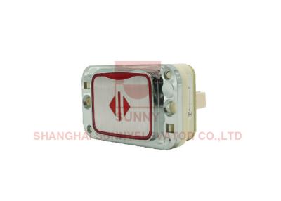 China Base delgada cuadrada del ABS del botón del elevador con el marco externo del círculo del metal en venta