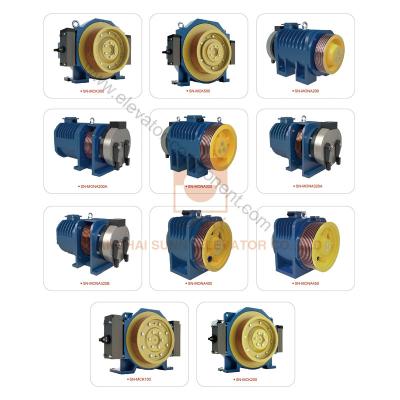 China High Speed Elevator Traction Machine , Traction Lift System Load 1350~1600kg for sale